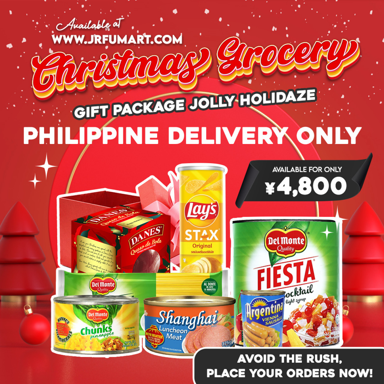 Christmas Grocery Gift Package Jolly Holidaze